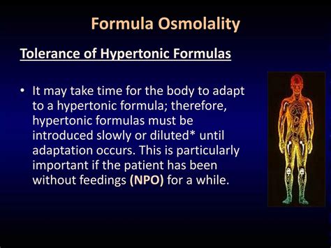Formula Osmolality And Nutritional Needs Ppt