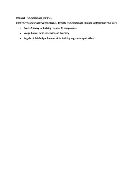 frontend frameworks and libraries pdf