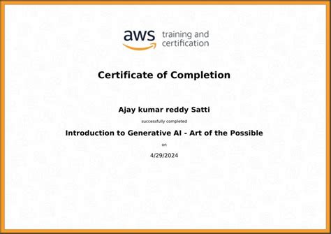 generativeai aws cloudlearning aws ajay kumar reddy satti