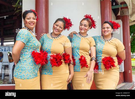 Young Female Dancers At Folklore Costume Local Culture Performer Hi Res