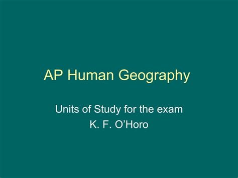 Contentareas Aphg Ppt