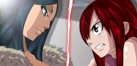 Erza V S Minerva Fairy Tail Photo Fanpop