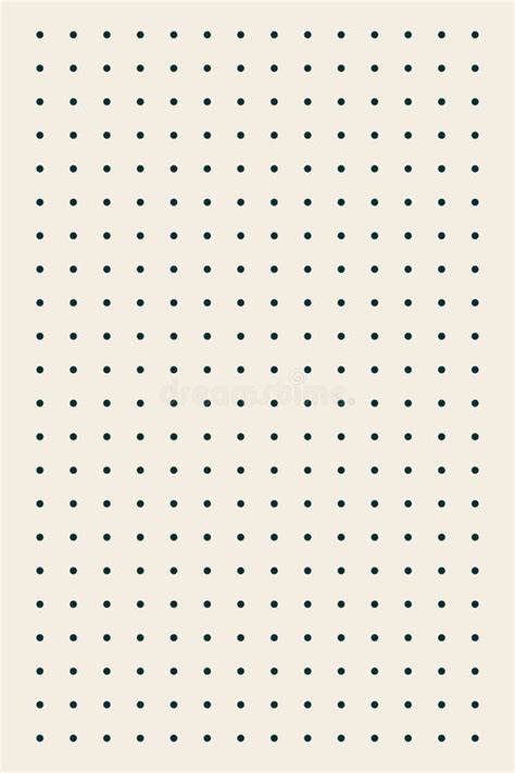 Graph Paper Printable Dotted Grid Paper On White Background Stock Illustration Illustration