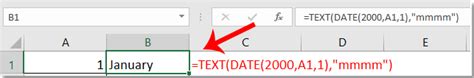 How To Convert Month Name To Number In Excel