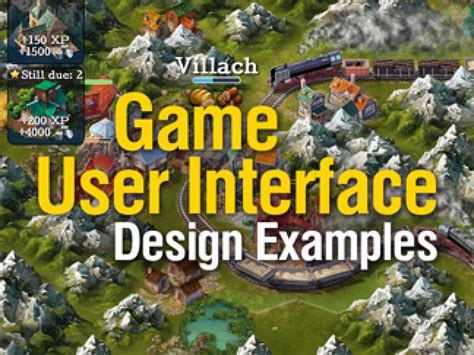 game user interface design examples