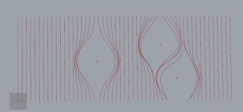 Multiple Attractor Points And Line Spreading Parametric Design Attractors Workplace Design