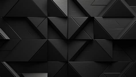 Premium Photo Futuristic High Tech Dark Background With A Triangular Shape Design Background