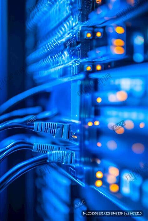 Ai创作图it网络信息科技 网络科技网络速度 数据中心运维 服务器素材 网络科技it产业 网络基础设施 数据中心基础设施 弱电工程 数据中心