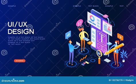 Ux Ui Design Concept Banner Vector Illustration 132736770