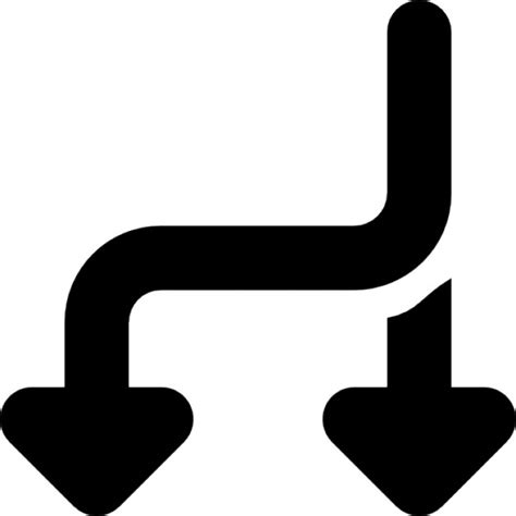 Split Arrow Icon At Vectorified Com Collection Of Split Arrow Icon Free For Personal Use