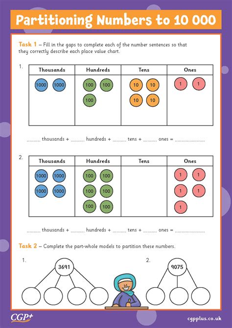 Partitioning Numbers Up To 10 000 Problems Year 4 Cgp Plus