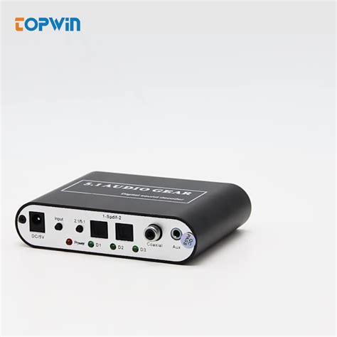 Spdif 5 1 Audio Gear Digital Sound Decoder Optical To Analog With 3 Ports Output Buy Hdmi