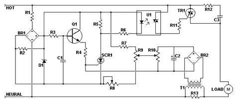 AC Motor Speed Controller Circuit With Explanation Schematics Circuits Electronics Design