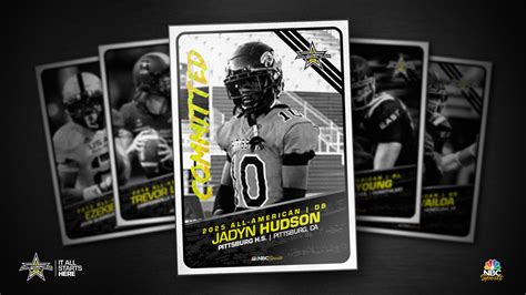 Four Star Jadyn Hudson Commits To 2025 All American Bowl Nbc Sports