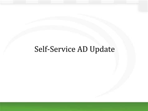 Ppt Manageengine Adselfservice Plus Powerpoint Presentation Free Download Id1873434