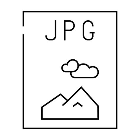  File Format Document Line Icon Illustration 48354531 Vector Art At