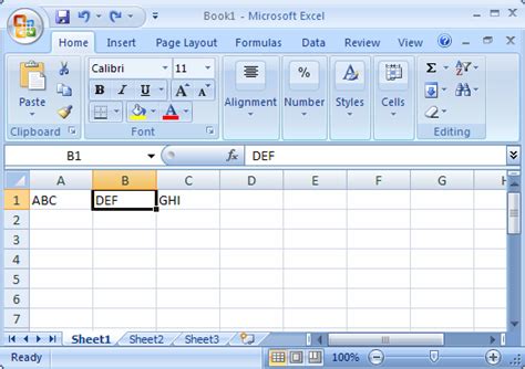 MS Excel Insert A New Column