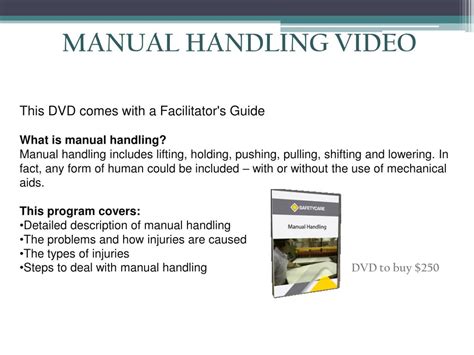 PPT Manual Handling PowerPoint Presentation Free Download ID 4663795