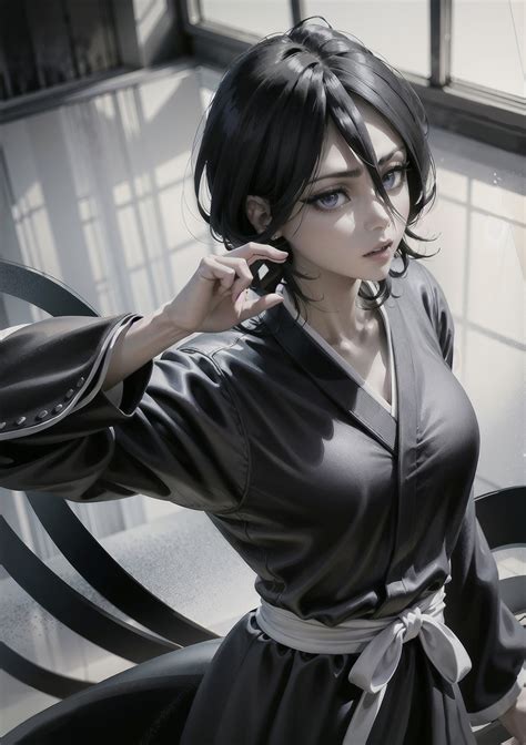 Rukia Kuchiki Bleach Anime Fandoms Ai Art Neural Networks Ai Ero Art Art