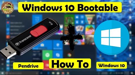 How To Create Windows 10 Bootable Usb Installation Pendrive 2018