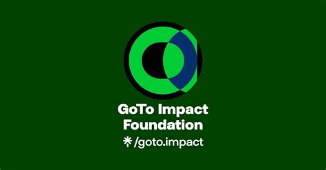 Goto Impact Foundation Instagram Linktree