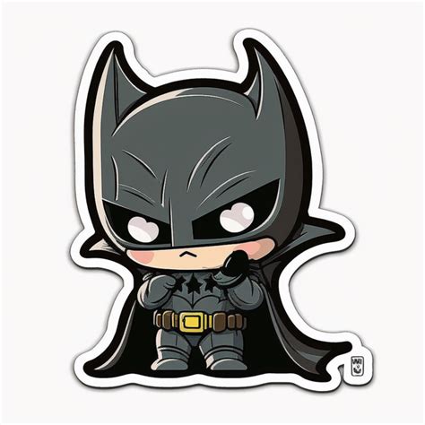 Batman Superhero Sticker Art Superheroes Stickers