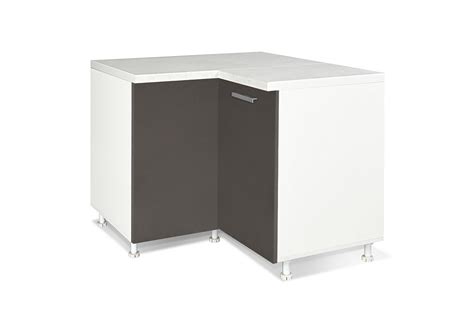 Кухненски шкаф ъглов долен In Du 2k сив • Модулна кухня In сива