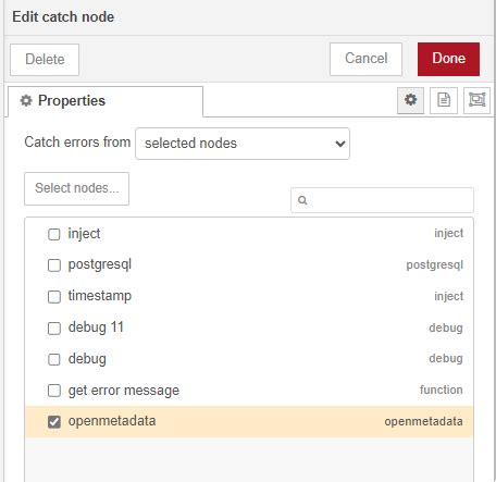 Node Red Openmetadata Node Node RED