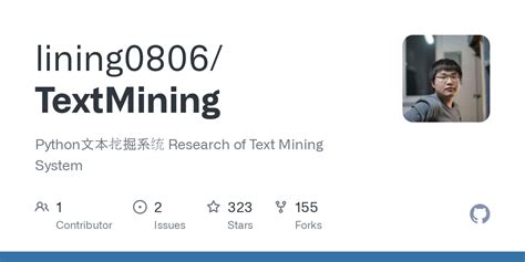Github Lining Textmining Python Research Of Text Mining System