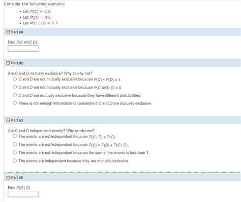 Solved Consider The Following Scenario Let Pc05 Let
