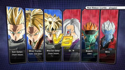 Xv2 Pc Mirai Gohan Tp Ssjmirai Trunks Tp Ssjgoten Tp Ssj Vs Dr