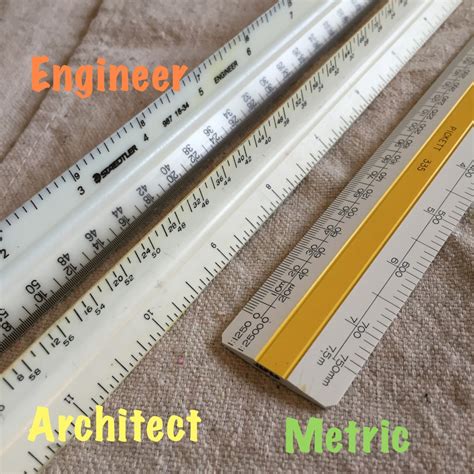 Vintage Architect Engineer Scales Usa And Japan Drafting Tools Etsy