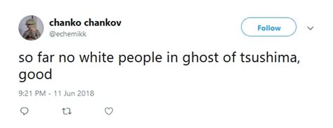 Ghost Of Tsushima Performance Enrages Why A White Guy Sankaku