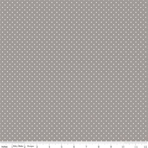 Gray Swiss Dot Quilting Cotton Fabric Riley Blake Designs C670 40 Gray Grey White Small Pin