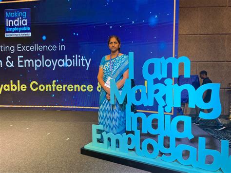 Making India Employable Conference And Awards Mieca On Linkedin Congratulations Dr Ananthi M