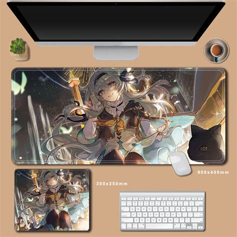 Honkai Firefly 90x40cm Mouse Pad Xxl Honkai Star Rail Large Computer