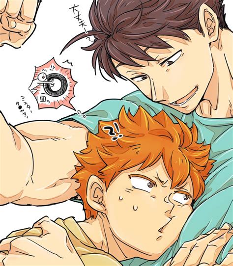 Hamifunrx Hinata Shouyou Oikawa Tooru Haikyuu Haikyuu