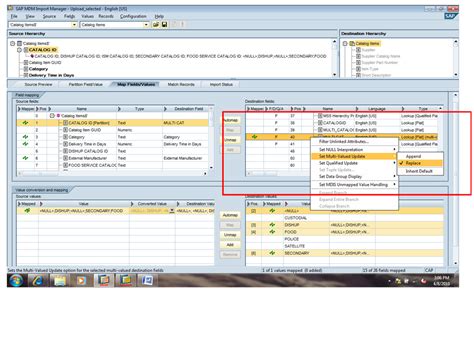 Importing Values Into A Multi Valued Field Thru Im Sap Community