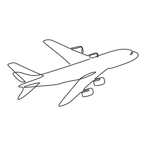 Aeroplane Black And White