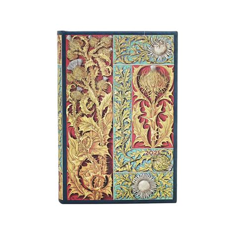 Kalendarz Paperblanks 2025 Wild Thistle Mini Dzienny Jeden Dzień Na