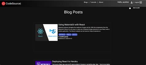 GitHub Agomez CodeSourcev A Blog About My Development Journey