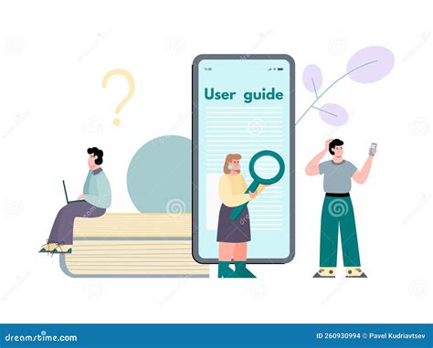User Guide And Guidebook Concept Of Banner Flat Vector Illustration Isolated Stock Vector