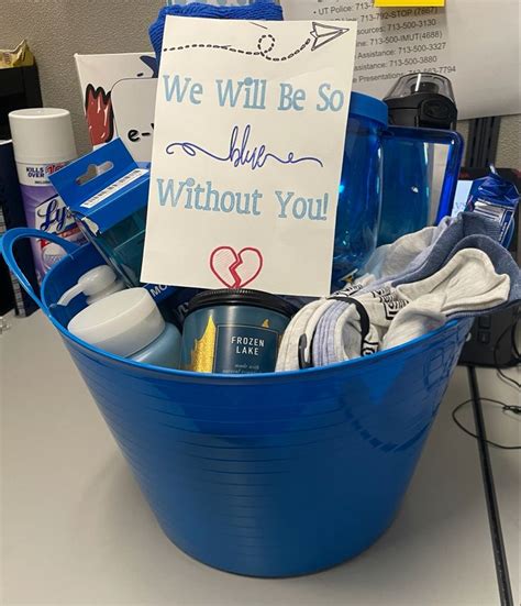 Farewell T Basket For Coworker At Sabrina Swensen Blog