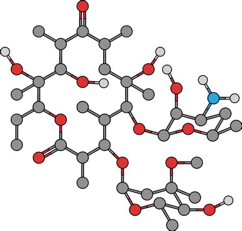 Erythromycin Molecule Figure Science Figures