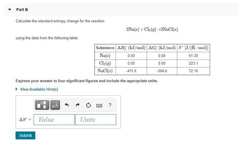 Solved Part A Predict The Sign Of The Entropy Change AS Chegg Com
