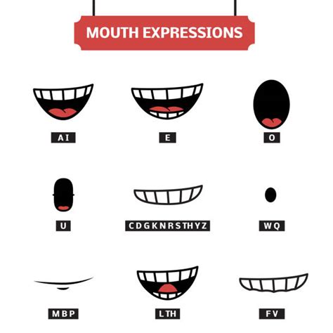 44000 Cartoon Mouth Shapes Stock Illustrations Royalty Free Vector