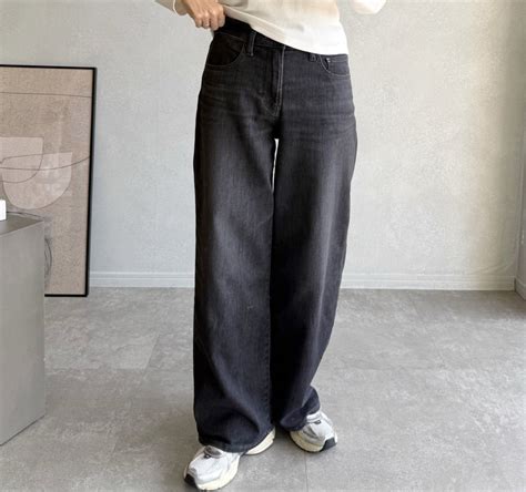 ユニクロ新作「ezyワイドストレートジーンズ」レディース着用レポ｜サイズ感と履き心地 Uniqloコーディネート日記