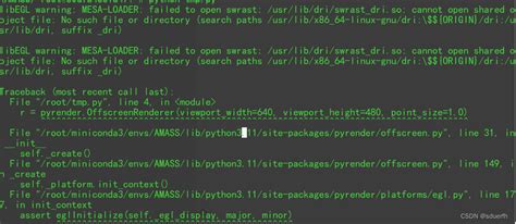 Pyrender离屏渲染无法使用gpupyrender使用gpu渲染gpuid无效 Csdn博客