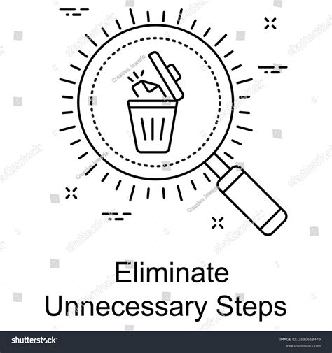 Dynamic Icon Representing Process Streamlining Workflows Stock Vector Royalty Free 2590668479