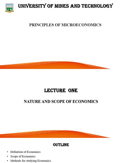 Econs Slides Lecture One 1 Pdf Economics Economic System